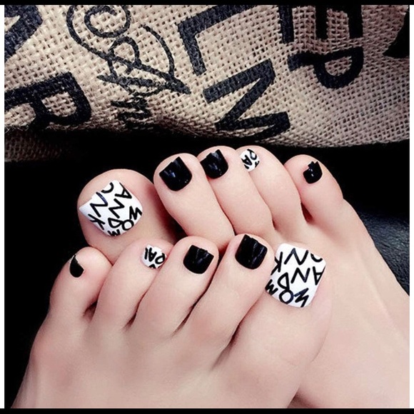 Makeup | False Toenails Art Tips Full Cover 24pcs Nwt | Poshmark